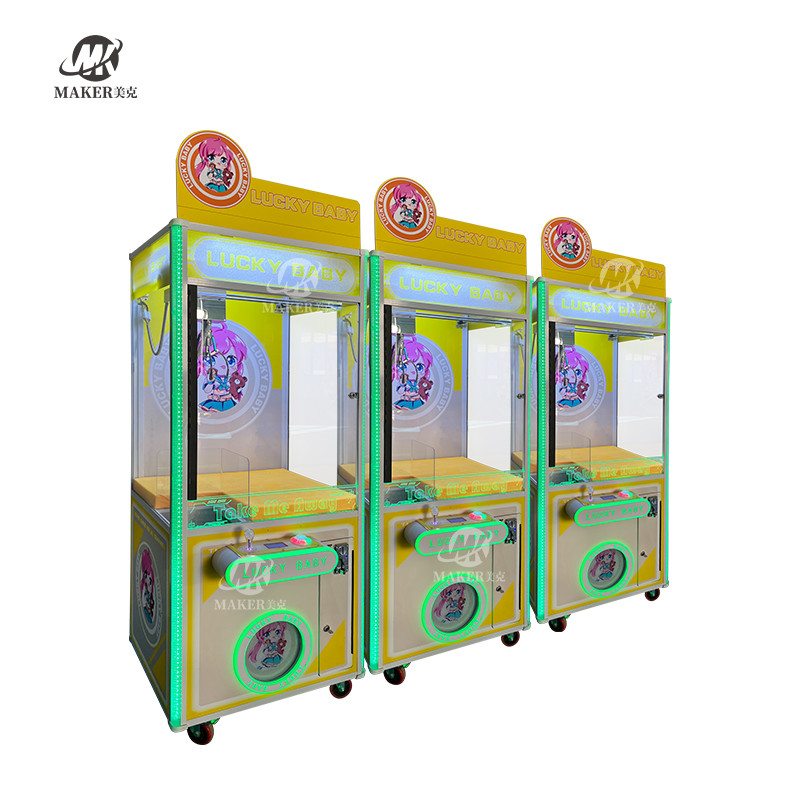 Custom Super Claw Crane Machine Arcade Multiple Color Candy Game Claw ...
